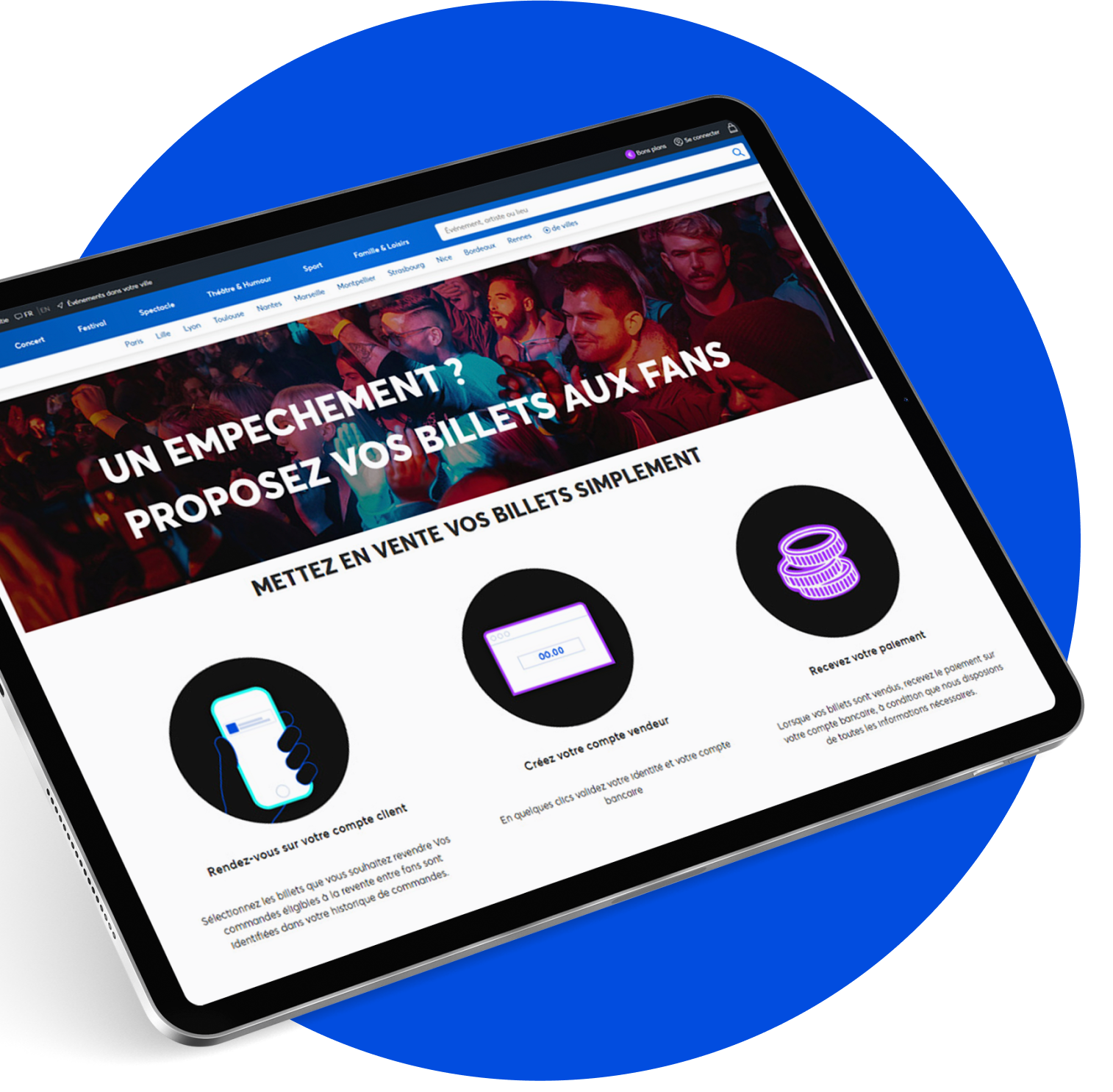 Event Creation & Management - Ticketmaster France FR